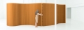 paper softwall folding wall partition | portable folding room divider ...