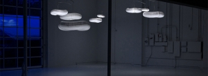 cloud lamp - cloud softlight mobile - suspended honeycomb - molo