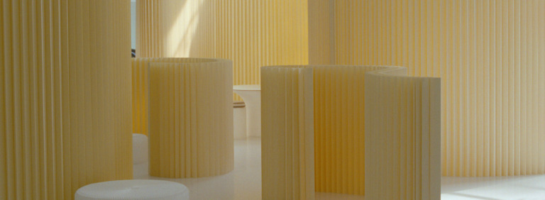 wooden room divider - wood softwall + softblock - molo